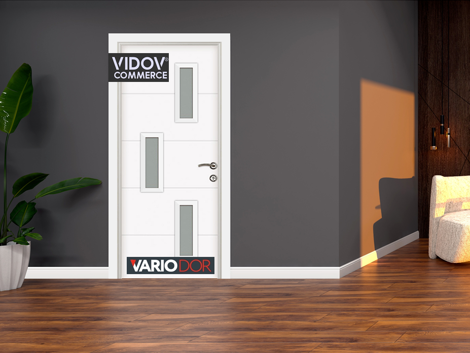 Интериорна врата Variodor VD3-3 Бяла - Vidov Commerce