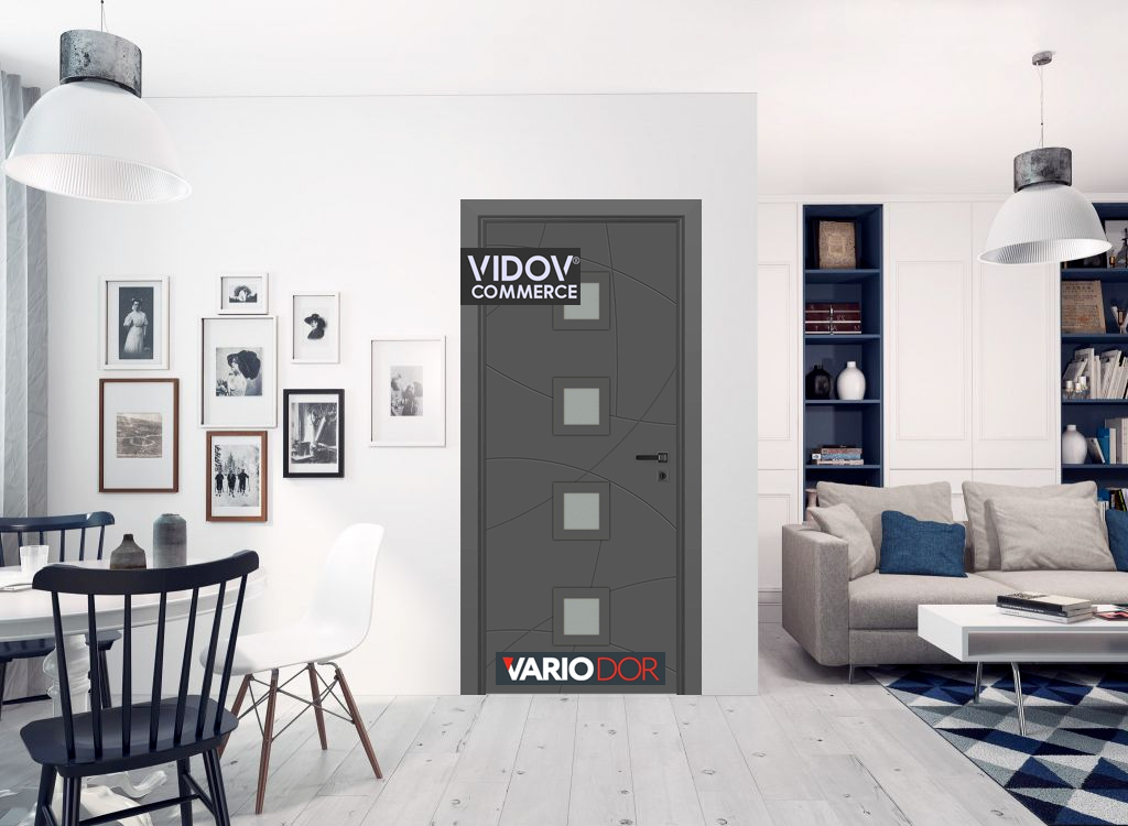 Интериорна врата Variodor VD4-3 Антрацит - Vidov Commerce
