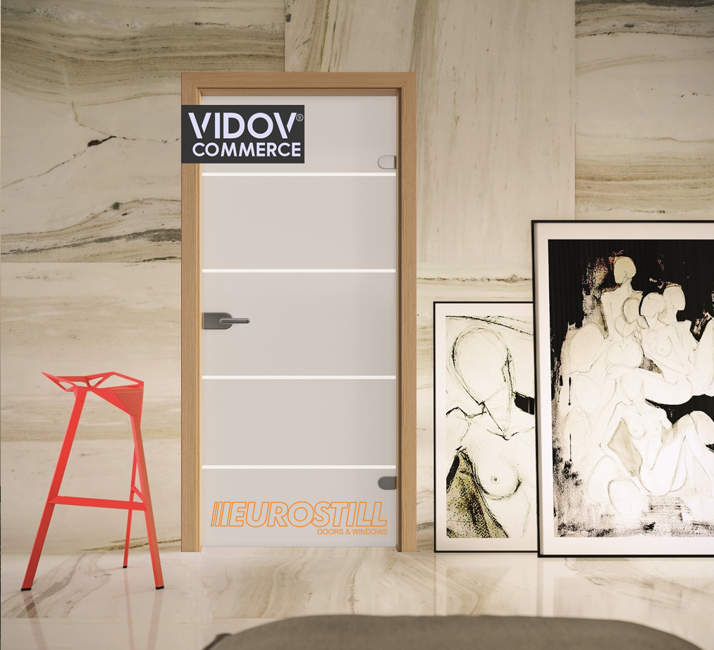 Стъклена интериорна врата Glass модел GD2 - Vidov Commerce