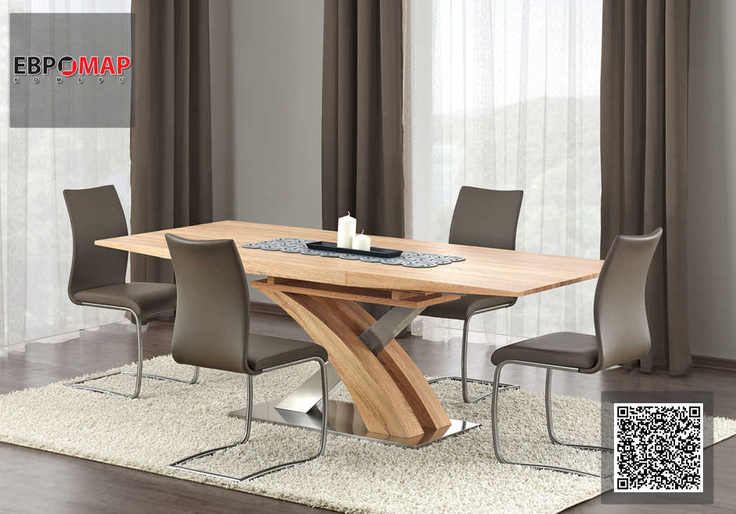 Трапезна маса Sandor 2 Златен Дъб - Vidov Commerce