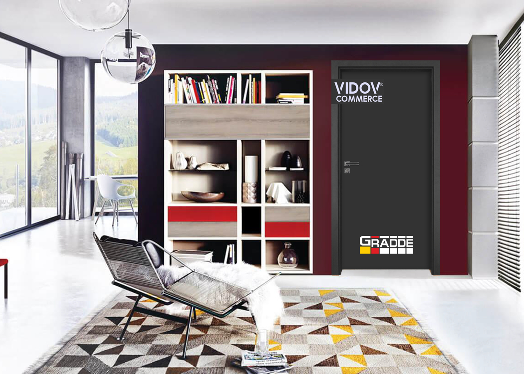 Интериорна врата Simpel SP Антрацит - Vidov Commerce