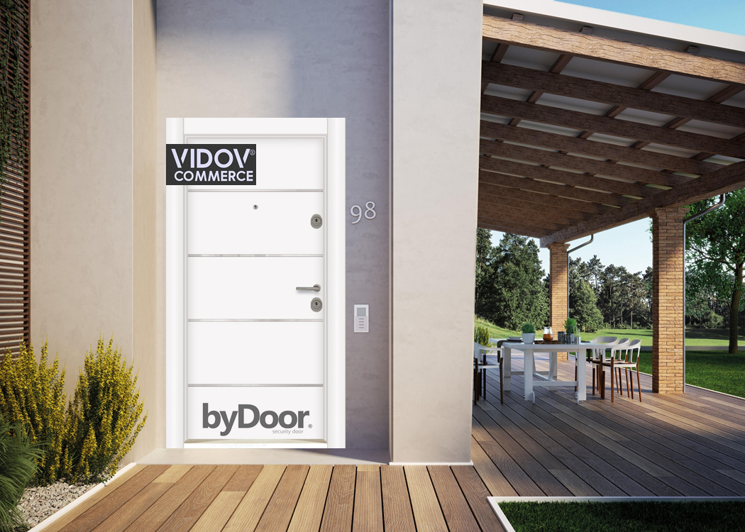 Блиндирана врата Etalbond by 3010 Бяло - Vidov Commerce