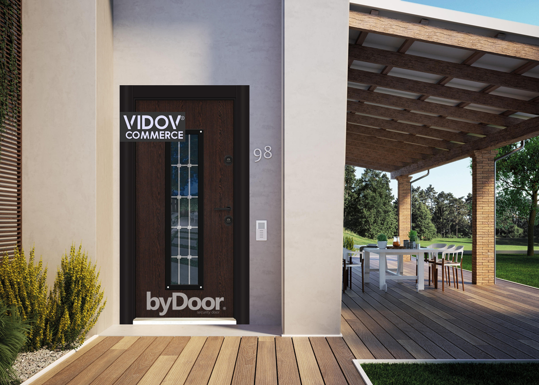 Блиндирана врата Etalbond by 4000 Венге - Vidov Commerce